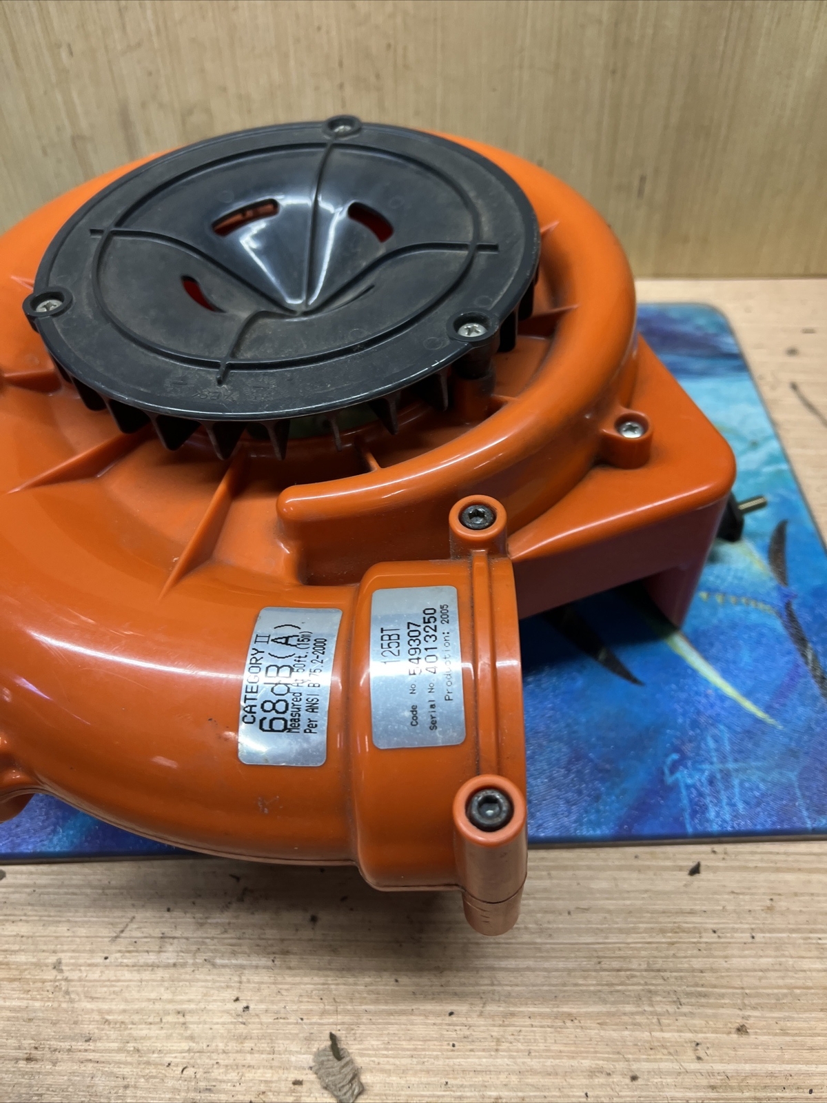 OEM Husqvarna 125BT Backpack Blower Housing Fan Case Assembly Both ...