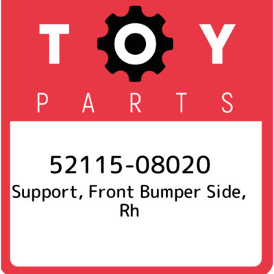 52115-08020 Toyota Support, front bumper side, rh 5211508020, New ...