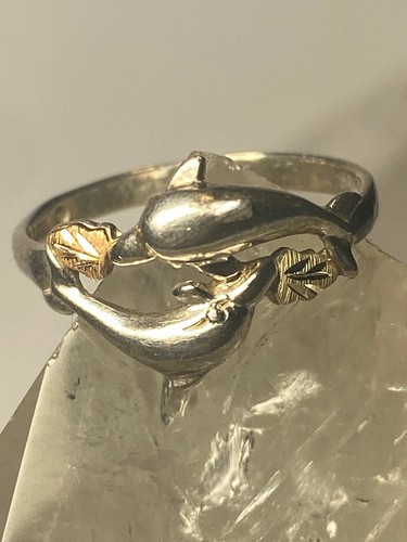 Sterling silver detailed dolphin - Gem