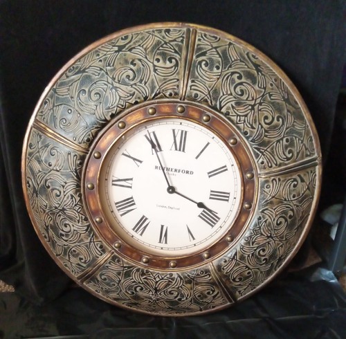 Rutherford London England 29.5 Inch Diameter 3 Inch Deep Wall Clock | eBay