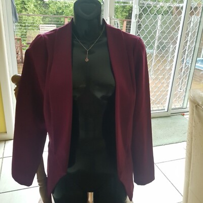 MILLERS Magenta pink Open front Jacket**Size 10** | eBay Australia
