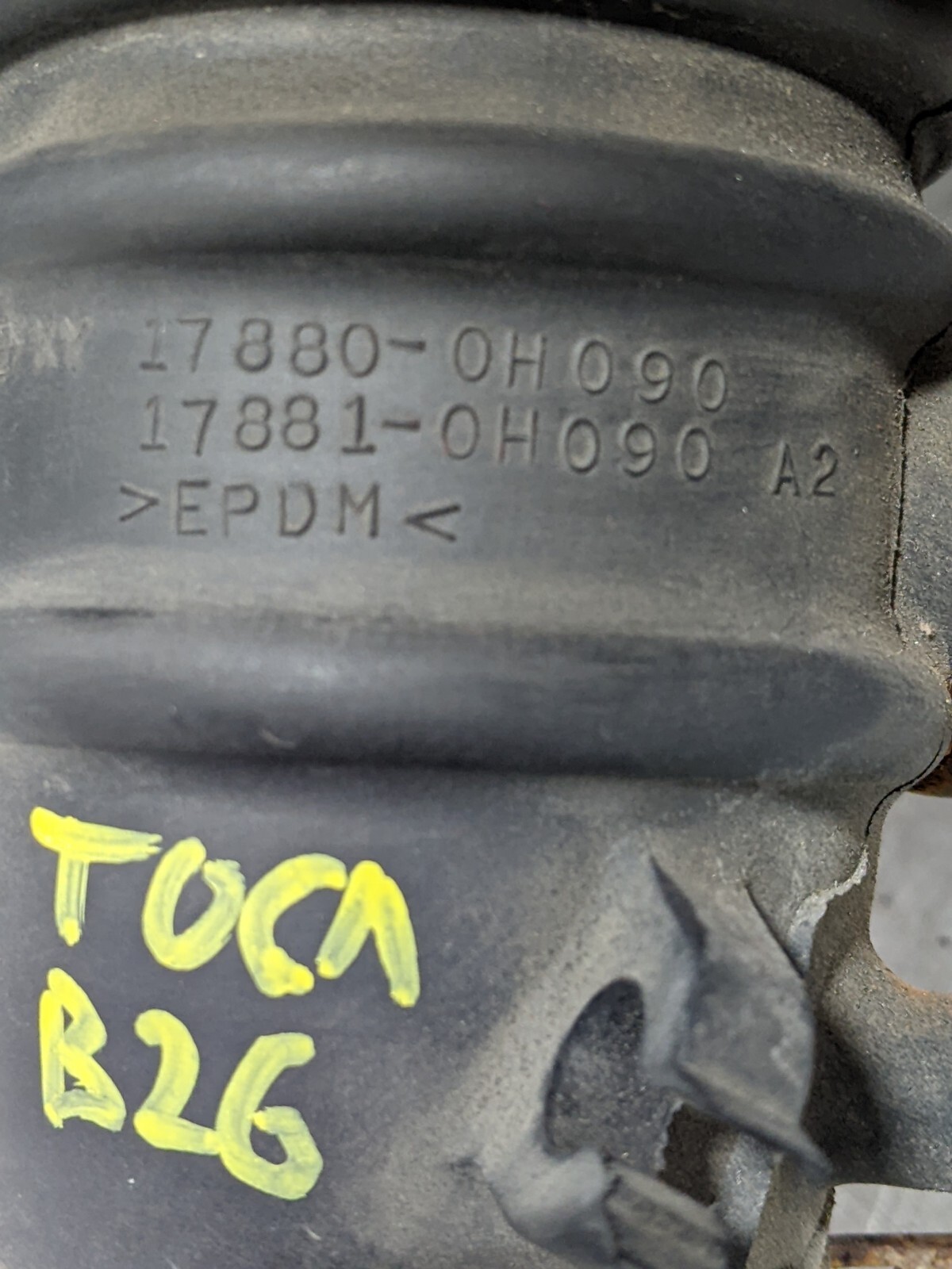 TOYOTA CAMRY 07 OEM AIR INTAKE CLEANER HOSE TUBE ASSEMBLY SNORKEL 17881 ...