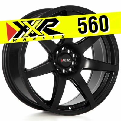 XXR 560 18X8.5 5X100 5X114.3 +35 FLAT BLACK WHEELS (SET OF 4) | eBay