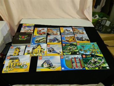 Lot of 27 Lego Instructional Manuals Booklets: Academy, Creator, City ...