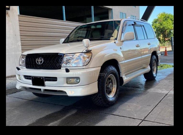 Nerf bar running board side step fit JDM Land cruiser LX470 LC hdj100 ...