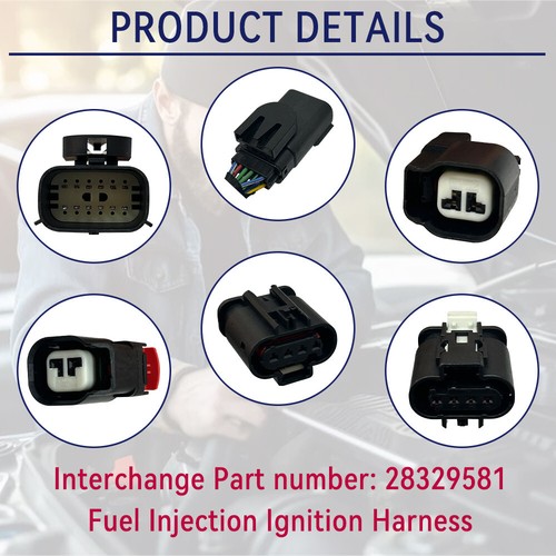 28329581 Fuel Injection Ignition Harness For Left Hand Fuel Rail 5.3L 6 ...