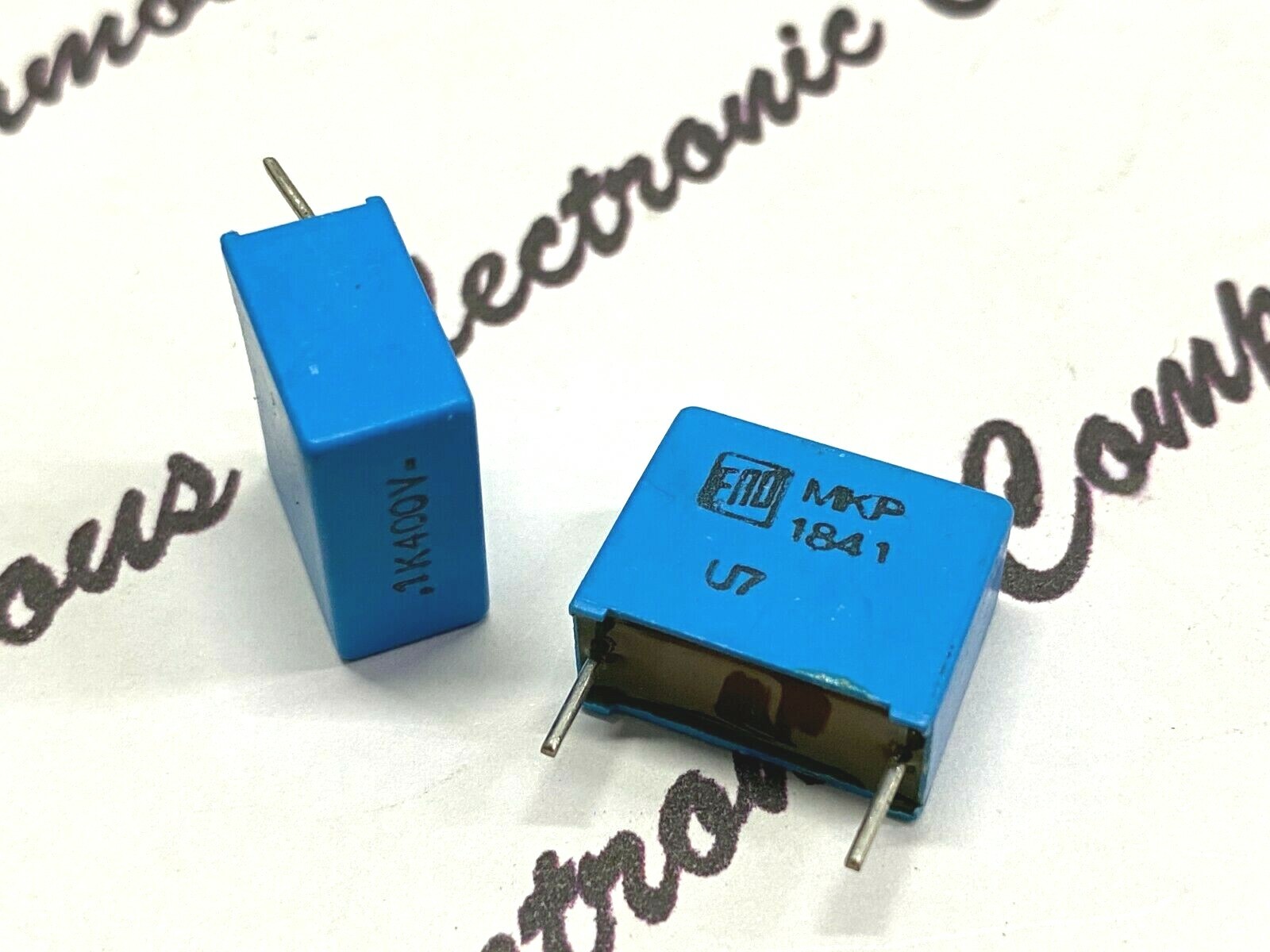 3pcs - ERO MKP1841 0.1uF 400V 10% pitch:15mm Pulse Double Metallized ...