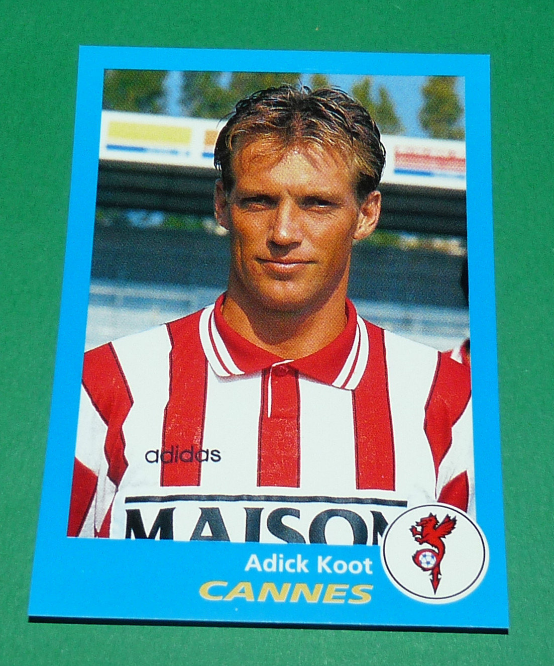 N°76 ADICK KOOT AS CANNES ASC LA BOCCA PANINI FOOT 96 FOOTBALL 1995 ...