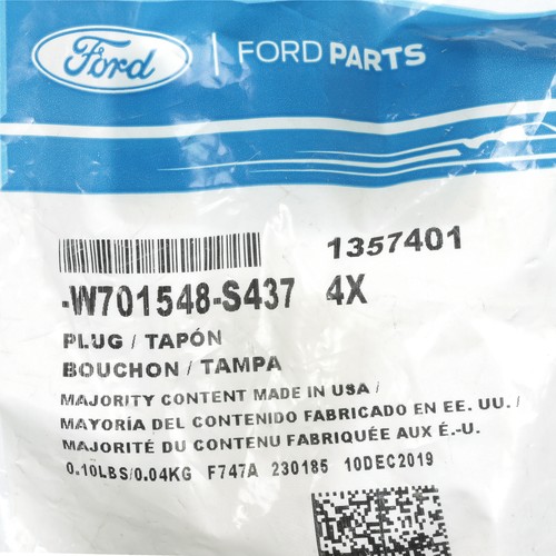 NEW OEM Ford 2011-2019 Ford Lincoln Mercury Engine Expansion Plug ...