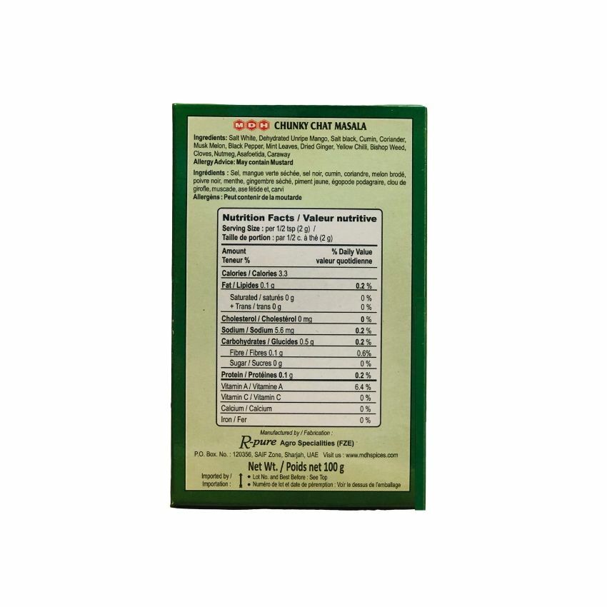 MDH Chunky Chaat Masala Spice Blend for Salads Savouries 100g | eBay