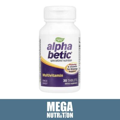 Abkit Alpha Betic Multivitamin 30 Tablets Formulated for Diabetic ...