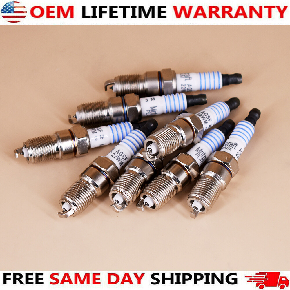Genuine Motorcraft 8x SP479 Platinum Spark Plug for 97-03 Ford F150 V8 ...