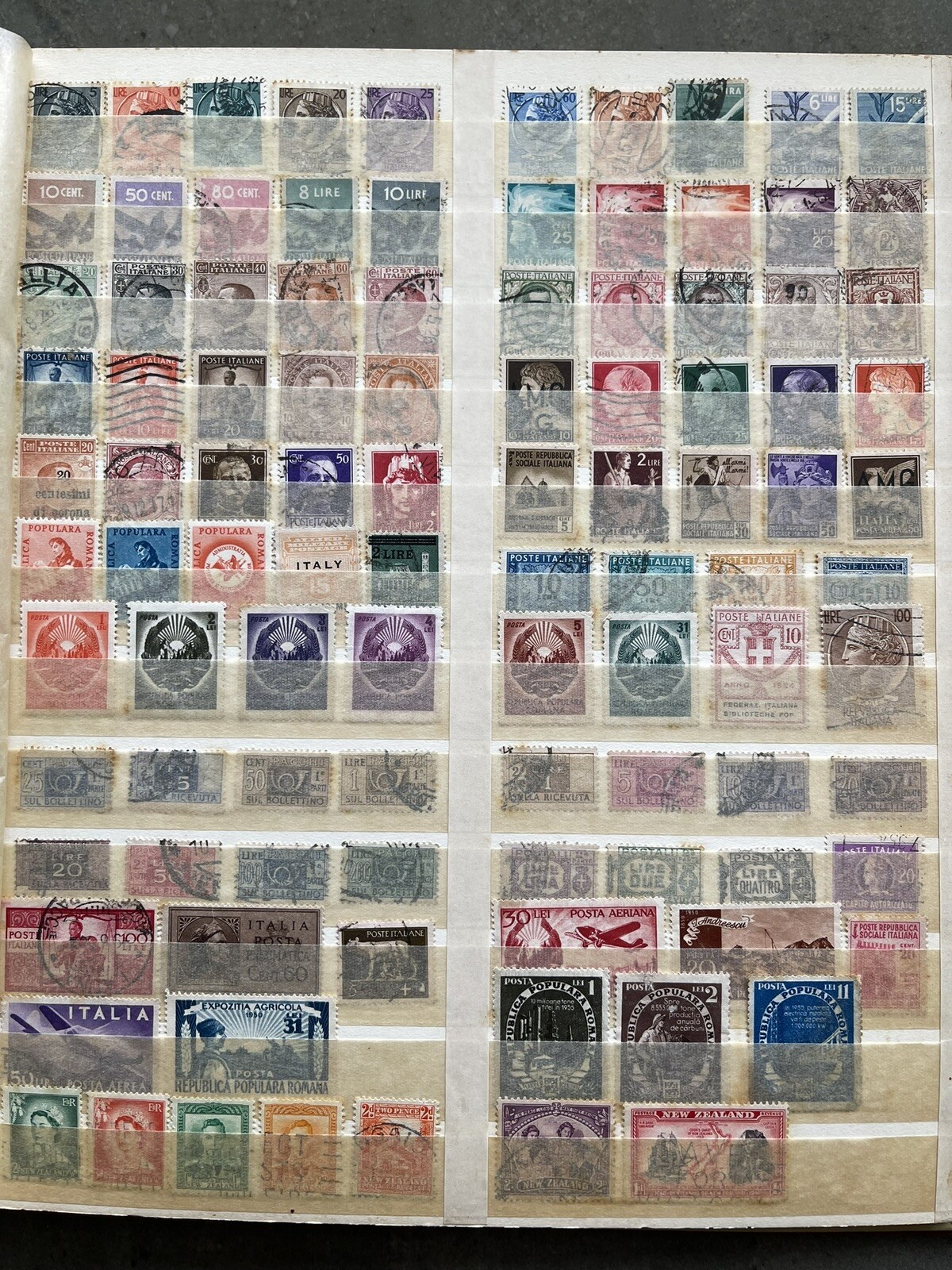 Vintage Worldwide Stamp Collection Organized In Schaubek Album. 20 Full ...
