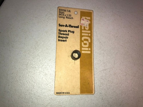Helicoil Sav-A-Thread Spark Plug Thread Repair Insert R5326-14L M14 x 1 ...
