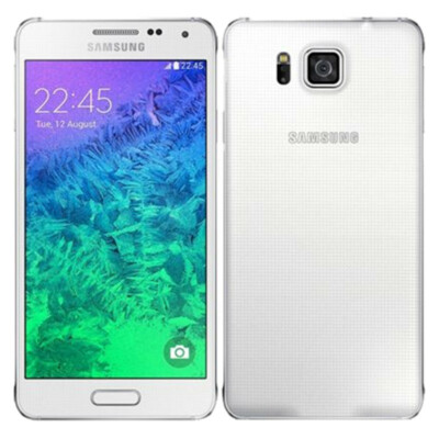 Samsung Galaxy Alpha - 32 GB - 12 MP - Dazzling White - (Factory ...