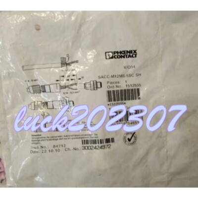 1PC Phoenix SACC-M12MS-5SC SH 1512555 connector #TX | eBay