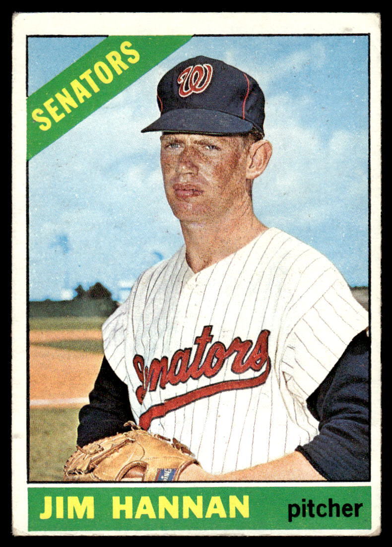 1966 Topps Jim Hannan #479 Washington Senators Baseball Card | eBay