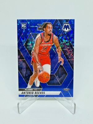 2024-25 Mosaic Antonio Reeves /85 Fast Break Blue Mosaic #237 Pelicans ...