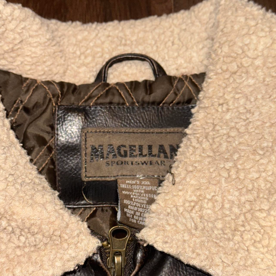 Magellan Sports Wear Leather Jacket - Men’s XXL Bomber | eBay