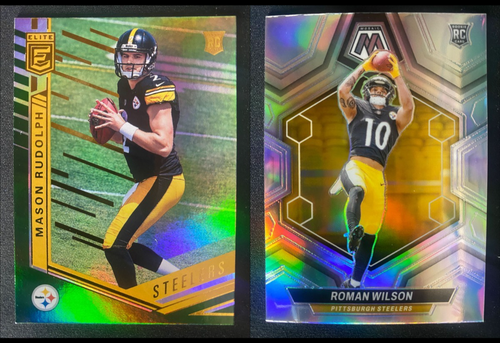 Pittsburgh Steelers Lot (Mason Rudolph RC, Roman Wilson RC) 2 Cards | eBay