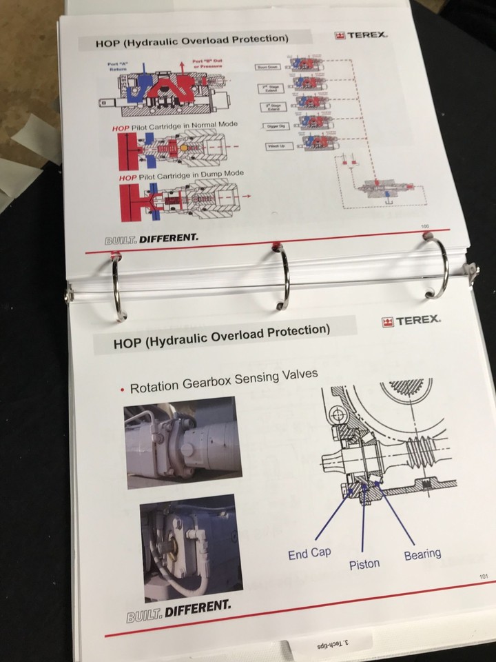 Altec DB37 Terex Digger Auger Bucket Truck Parts Catalog Maintenance ...