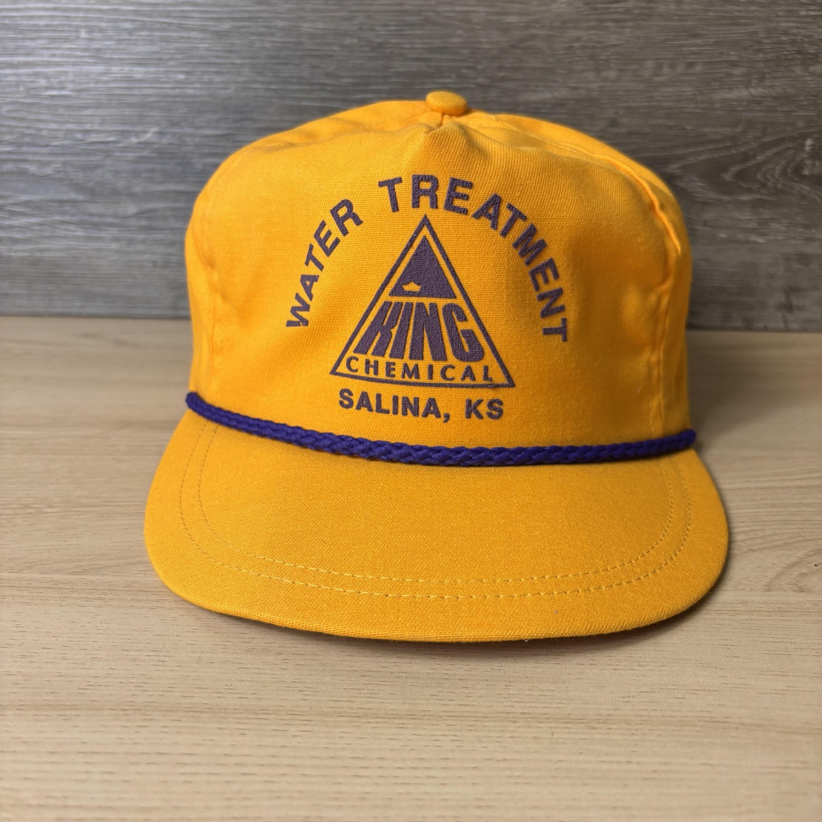 Vintage King Chemical Water Treatment Hat Cap Strap B… - Gem