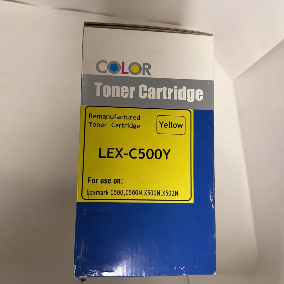 Premium Color Toner Cartridge for Lexmark C500/C500N/X500N/X502N (LEX ...