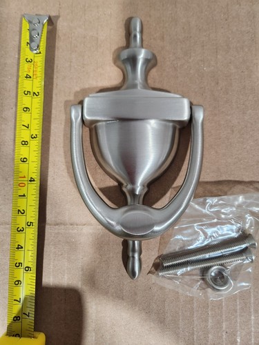 BALDWIN Colonial Style Solid Brass Door Knocker in (Satin Nickel) Finish NOS | eBay