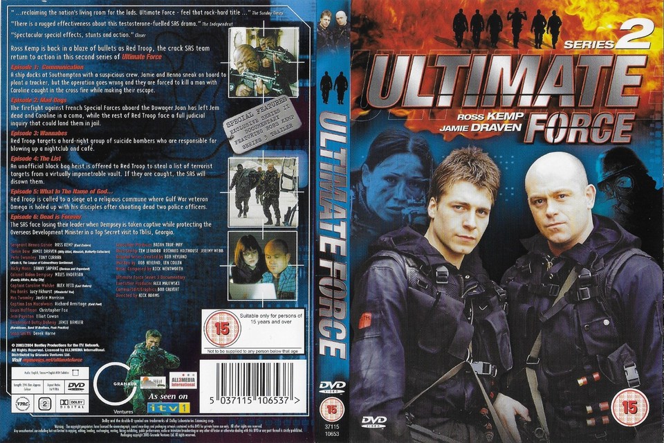 ULTIMATE FORCE - Complete Series 1-4 - DVD [Region 2] - Ross Kemp SAS ...