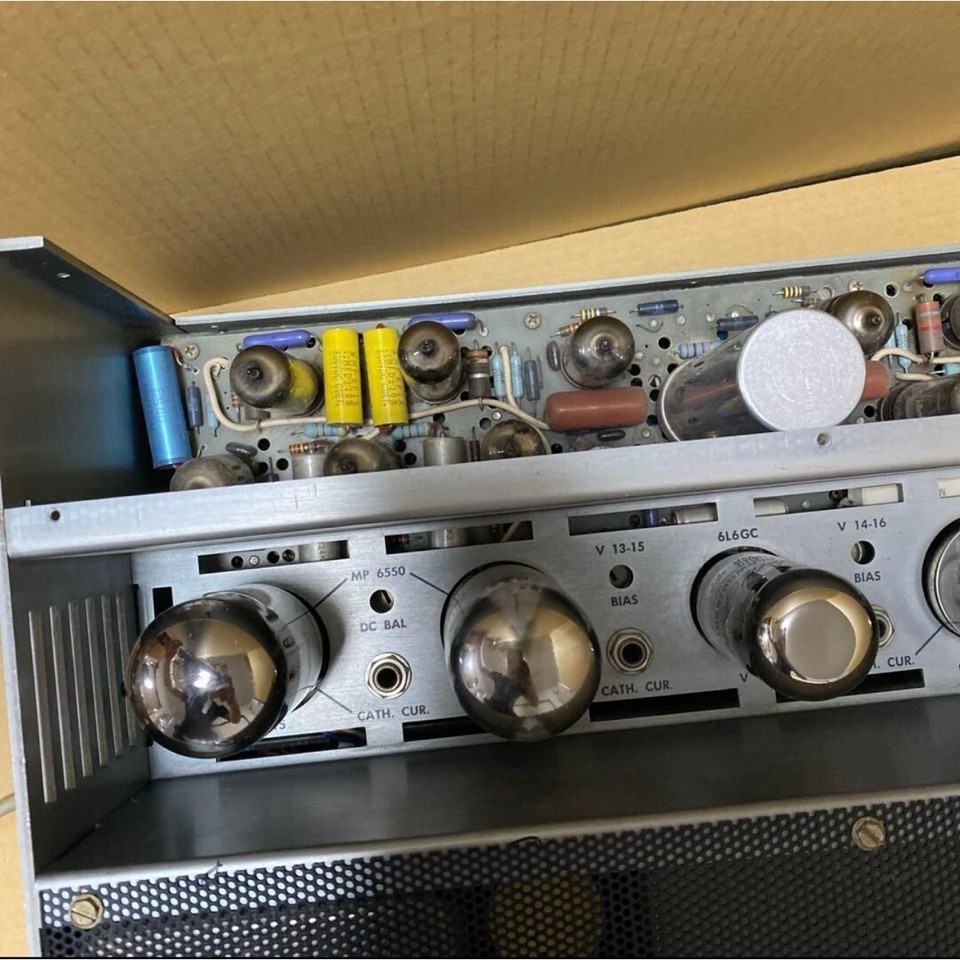 AUDIO RESEARCH DUAL 75 Tube Stereo Amplifier Electricity is confirmed ...