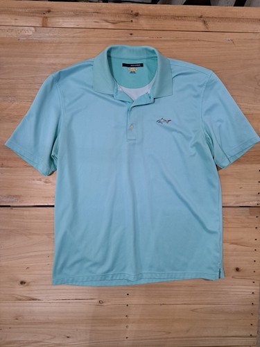 Greg Norman Xl Turquoise Short Sleeve Golf Polo | eBay