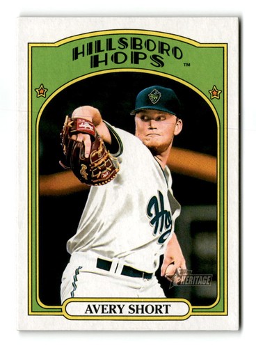 2021 Topps Heritage Minor League Avery Short #46 Hillsboro Hops | eBay