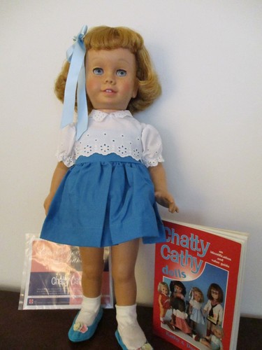 Spectacular 1st Issue Chatty Cathy Doll in Party Dress With Book | eBay