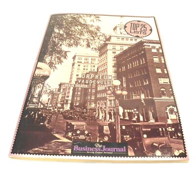 THE BUSINESS JOURNAL TOP 25 LIST PORTLAND OREGON 1990 VINTAGE LOCAL ...