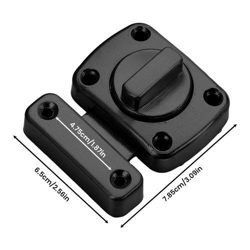 Door Latch Practical Convenient Window With Screws Rotate Bolt Zinc ...