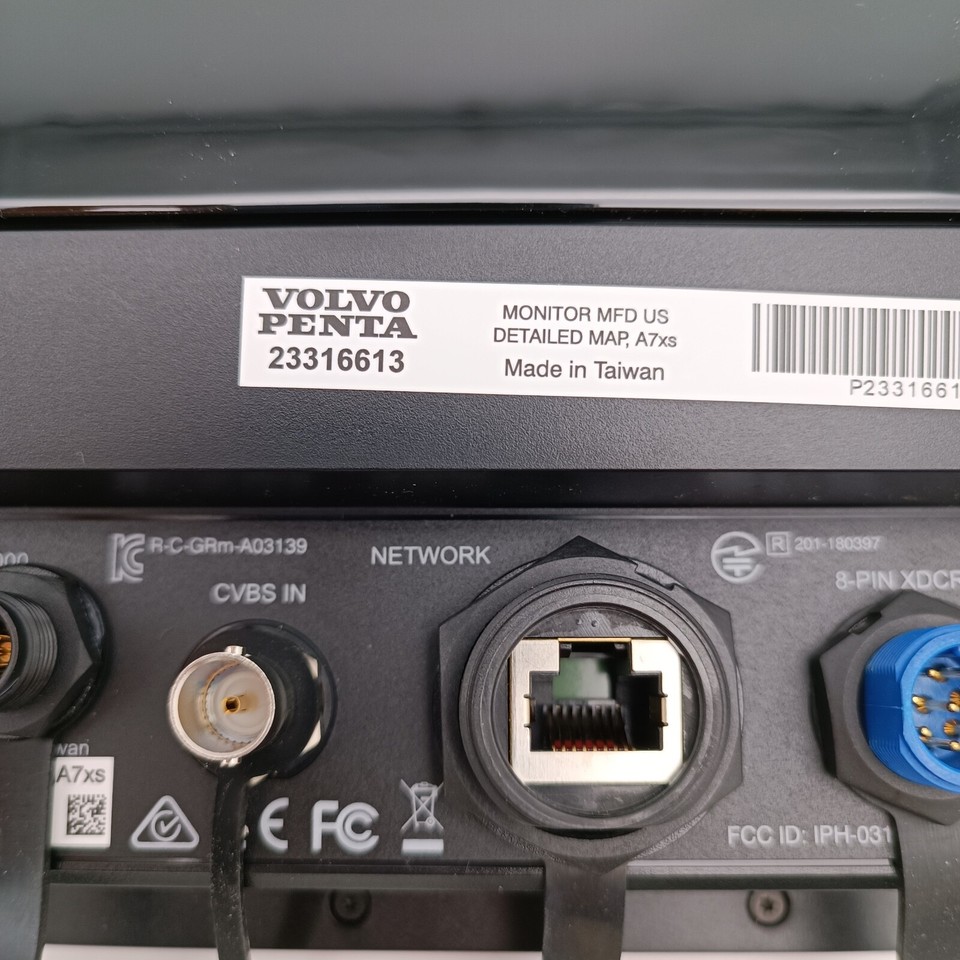 VOLVO Penta Glass Cockpit 23316609 7" Monitor MFD Garmin A7xs Display w ...