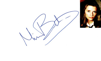 Mischa Barton Signed Auto 3x5 Index Card The OC | eBay