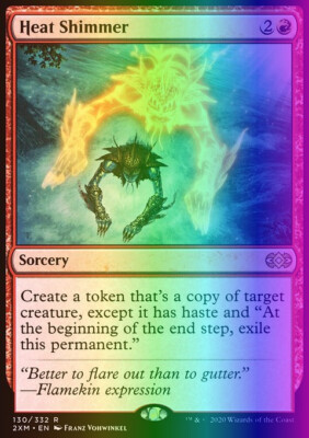 MTG Magic the Gathering Heat Shimmer (130/503) Double Masters NM FOIL ...