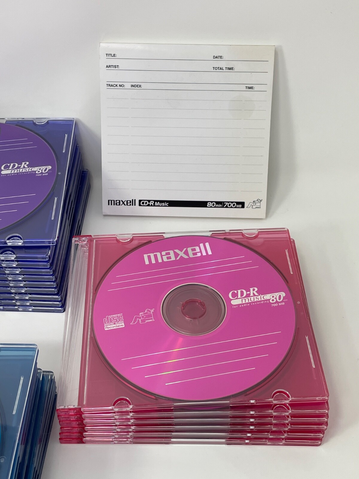 Maxell Color CD-R Music Black Media 80 Minute 700MB 35 Pack BRAND NEW ...
