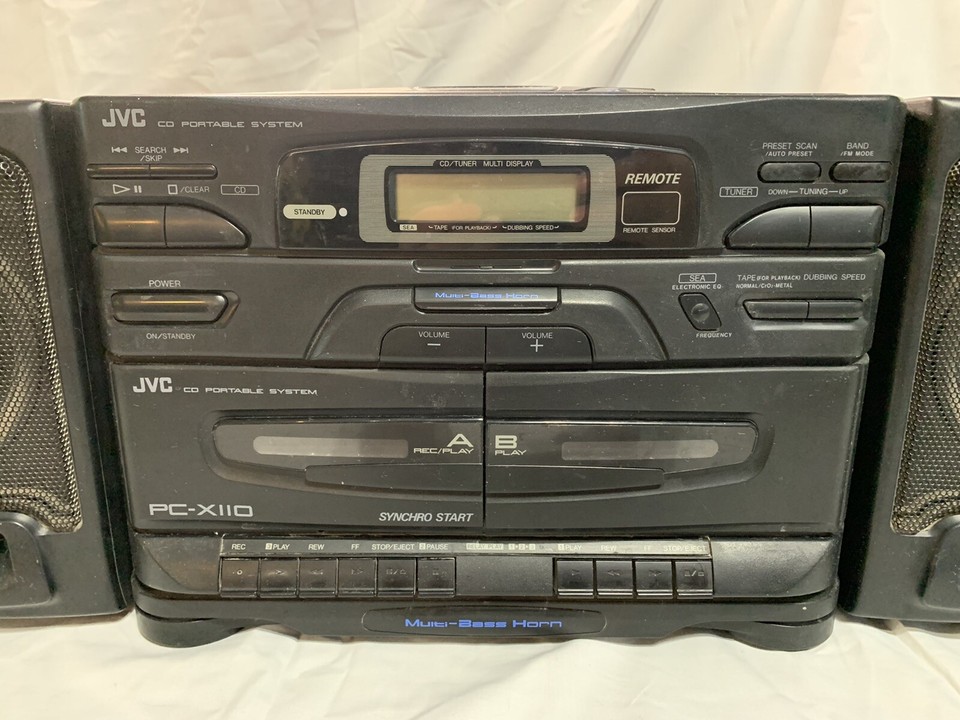 JVC PC-X110 Portable Boom Box Tested | eBay