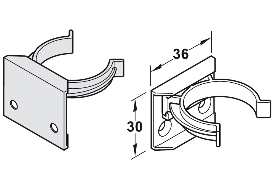 Hafele Kitchen Plinth CLIP and Bracket for Adjustable Plinth Feet | eBay UK