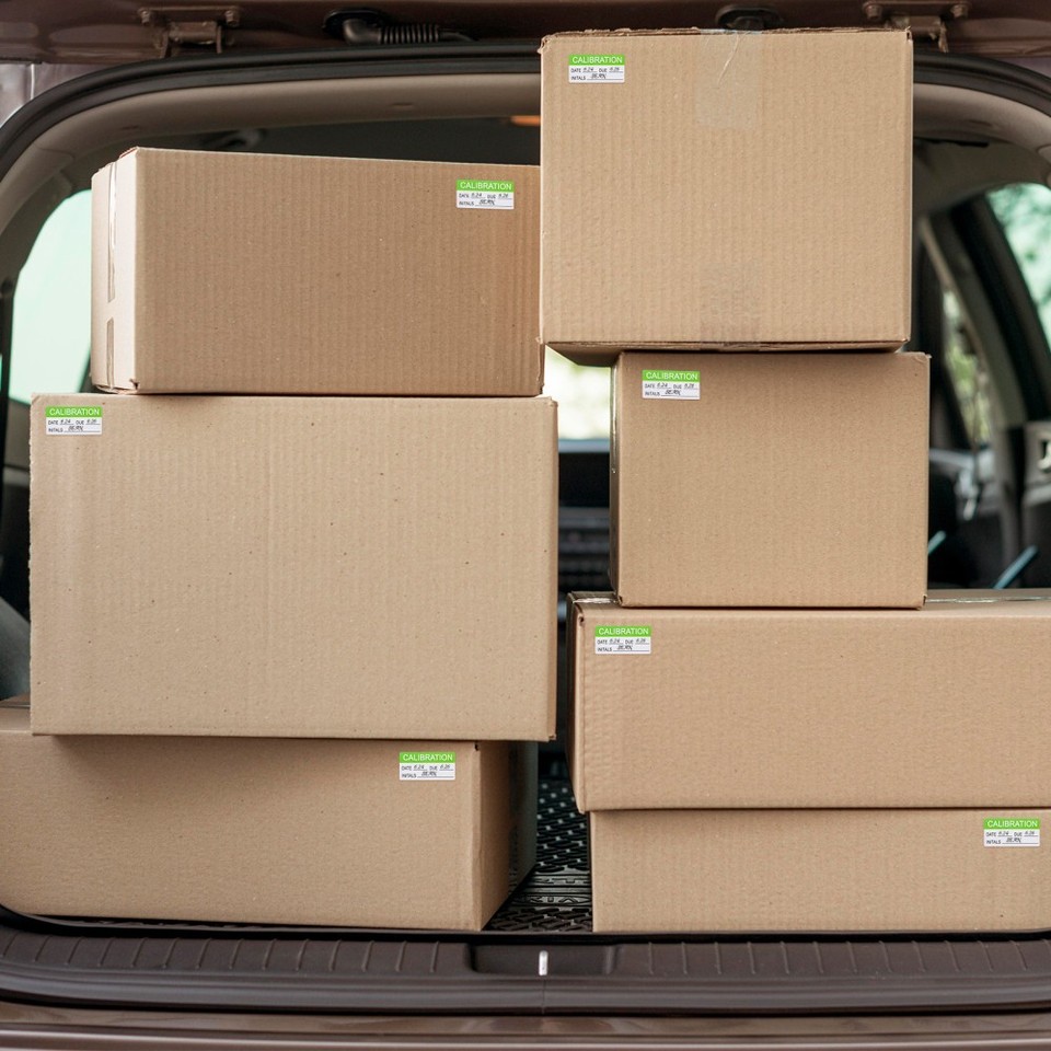 1Roll Self Adhesive Calibration Labels Stickers for Manufacturing Use ...