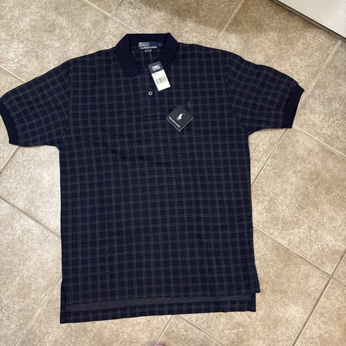 Polo Ralph Lauren Polo Shirt Men's Small Dark Blue Short Sleeve ...