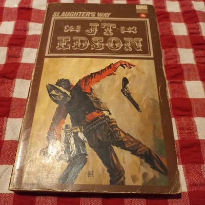 😇 JT Edson Slaughters Way 1973 Paperback Vintage 70s Western Book J.T ...