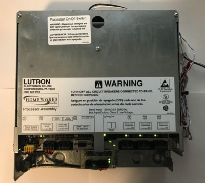 Lutron HWI-PM-120 HomeWorks Interactive Processor -New Battery | eBay