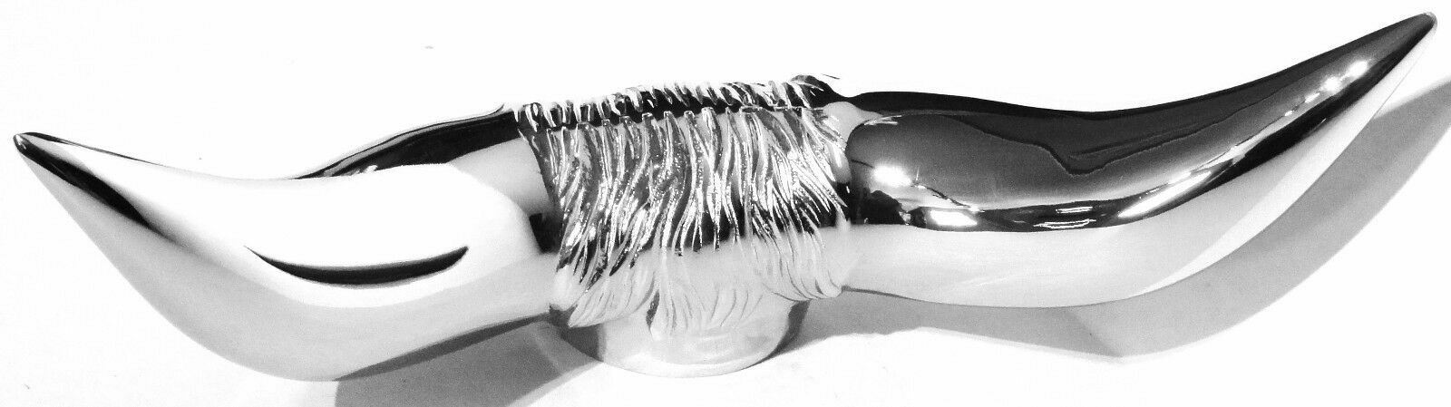 hood ornament pull bull horns chrome for Freightliner Kenworth ...