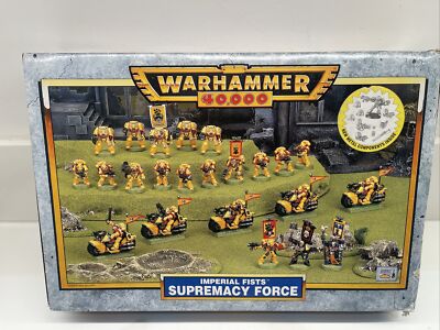 Warhammer 40k Imperial Fist Supremacy Force Army Box Complete NOS OOP ...