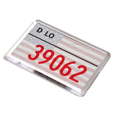 FRIDGE MAGNET - D Lo, 39062 - US Zip Code | eBay UK