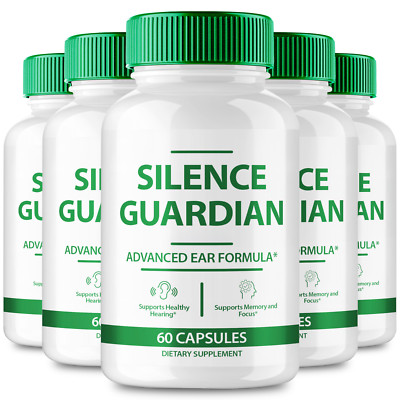 (5 pack) Silence Guardian for Tinnitus - Hearing Ringing Relief Support ...