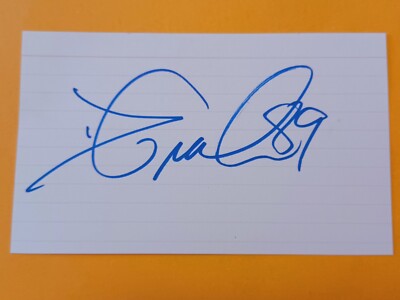 Daniel Graham Signed Index Card - Patriots, Broncos, Titans, Saints ...